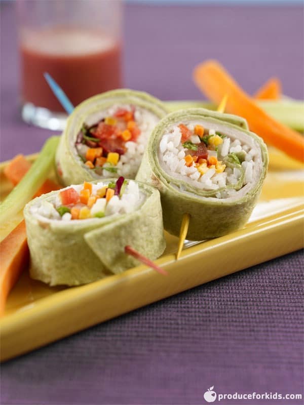 Turkey "Sushi" Rolls | Healthy Family Project