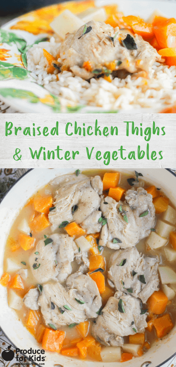 Braised Chicken Thighs with Winter Vegetables | Healthy Family Project