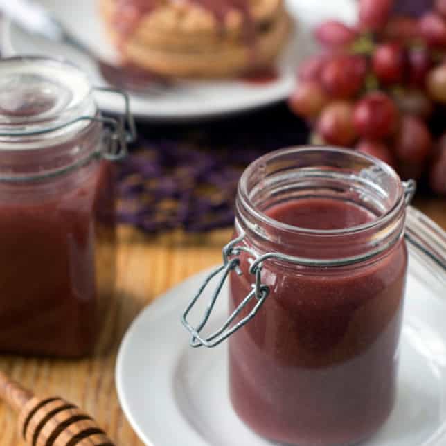How To Make Roasted Grape Syrup | Healthy Family Project
