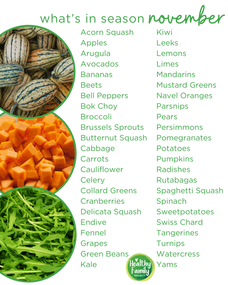 What’s in Season for November? | Healthy Family Project