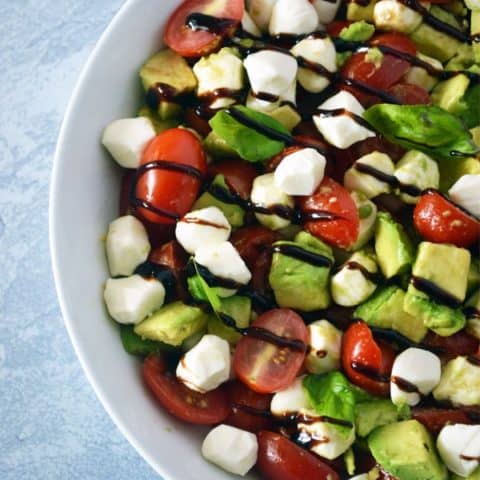 Avocado Caprese Salad | Salad Recipes | Healthy Family Project
