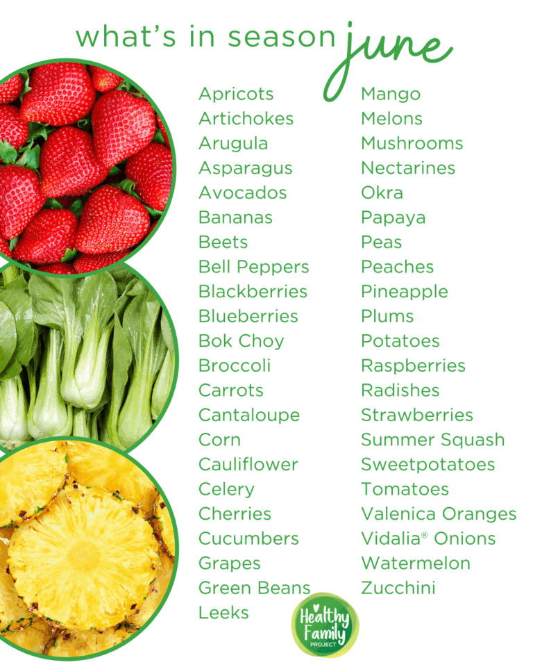 What’s in Season for June | Summer Seasonal Produce
