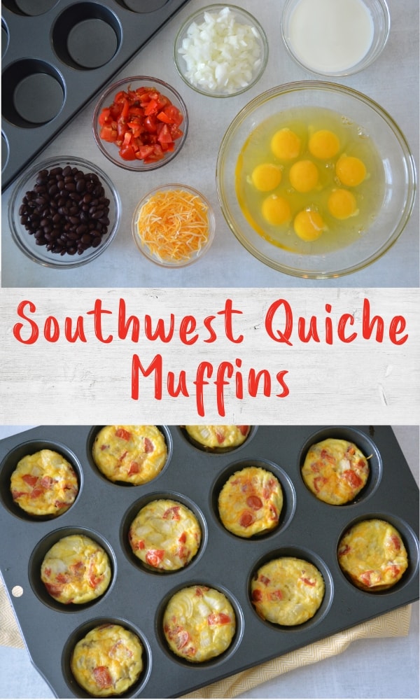 Southwest Quiche Muffins Bento Box - Healthy Family Project