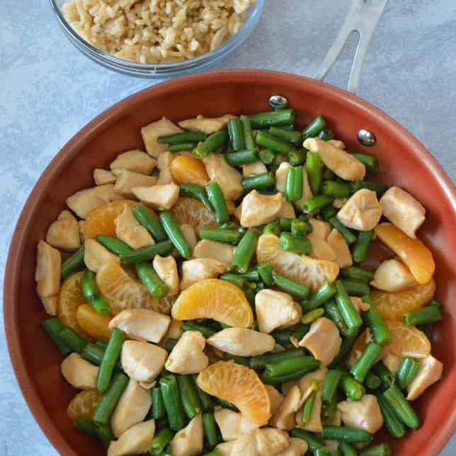 Mandarin Chicken Stir-Fry with Green Beans - Healthy Family Project