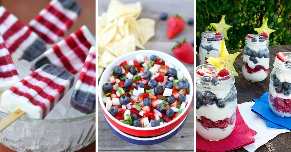 30+ Healthy Red, White & Blue Recipes - Healthy Family Project