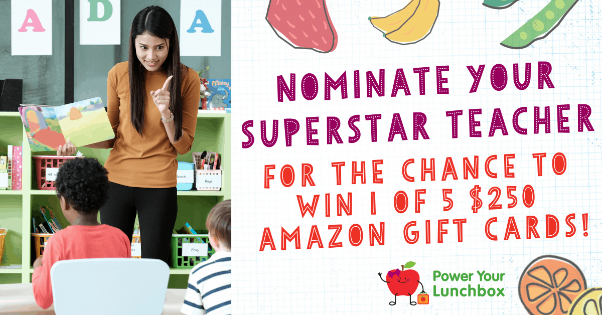 Recognize your Super Star Teacher! | Power Your Lunchbox by Produce for ...