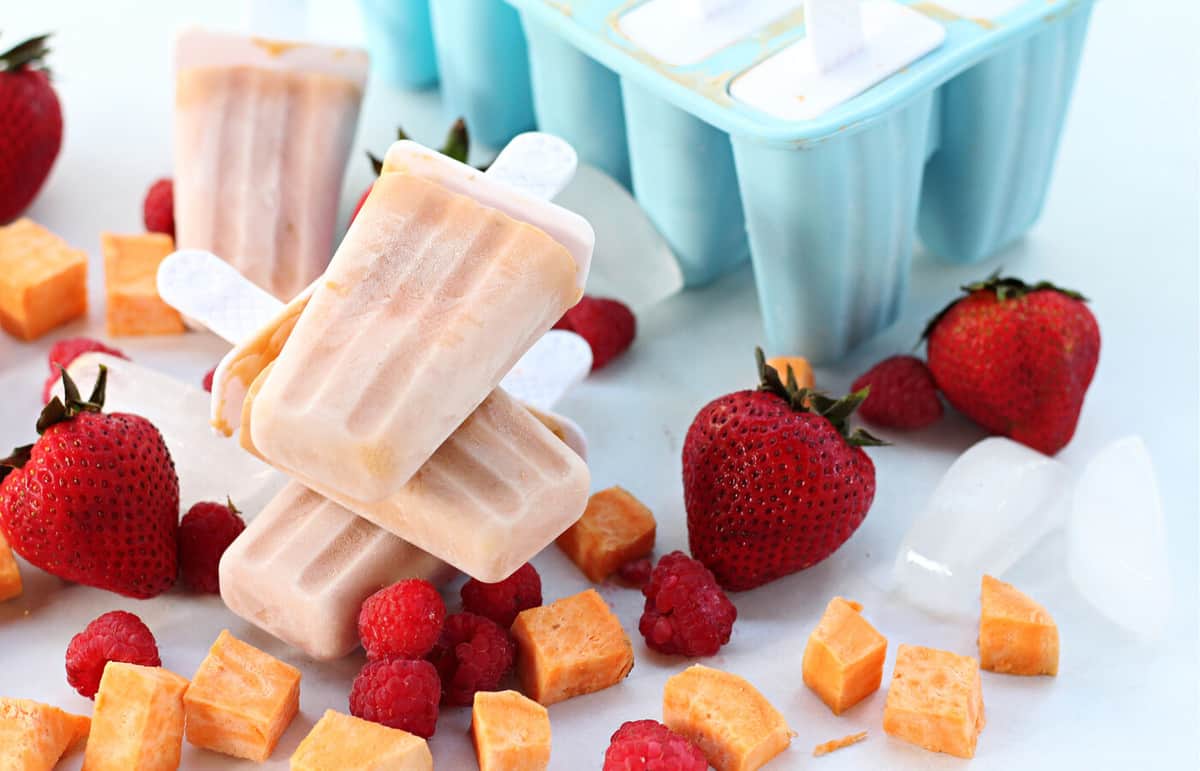 Berrylicious Sweetpotato Popsicles - Healthy Family Project