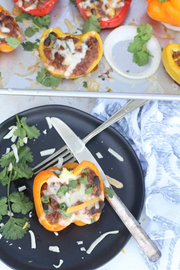 Easy Taco Stuffed Peppers - Healthy Family Project