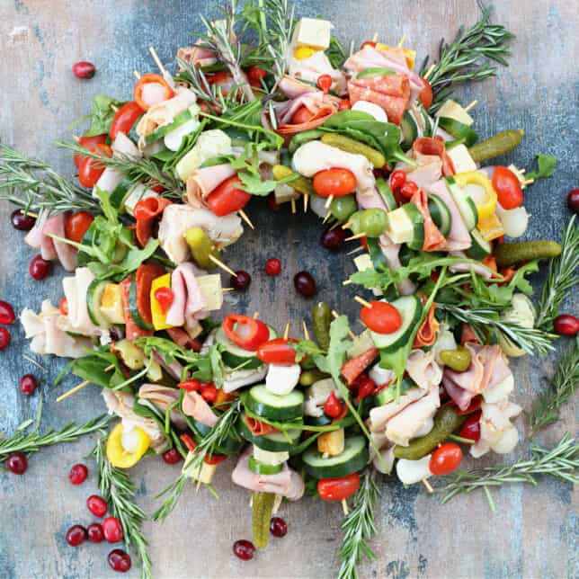 How To Make A Charcuterie Wreath - Healthy Family Project