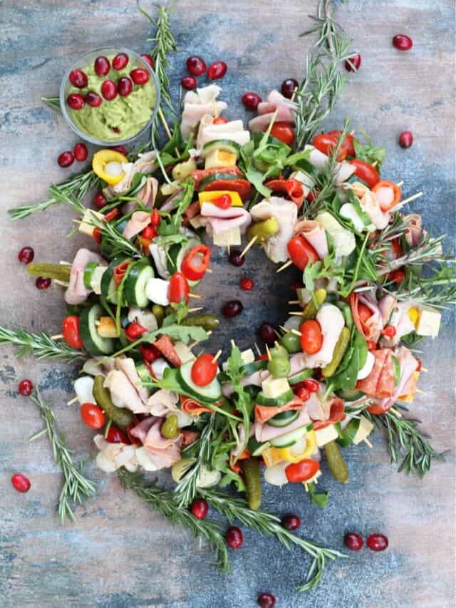 How To Make A Charcuterie Wreath - Healthy Family Project