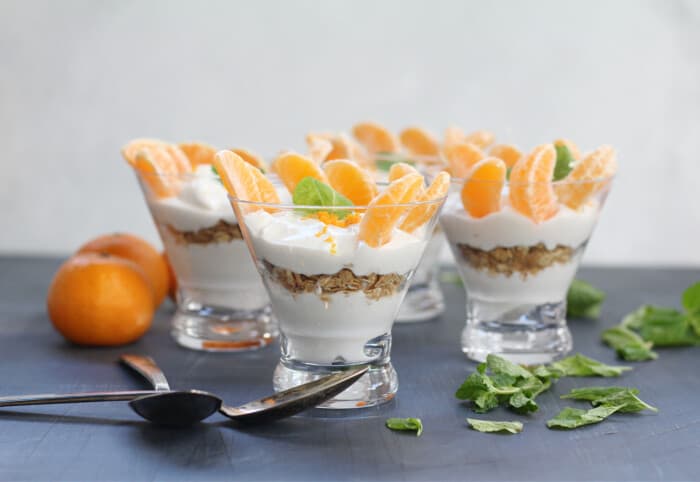 Healthy Yogurt Parfait with Mandarins - Healthy Family Project