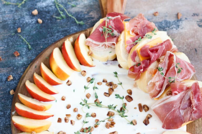 Healthy Whipped Ricotta Board with Apples - Healthy Family Project