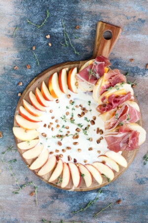 Healthy Whipped Ricotta Board with Apples - Healthy Family Project