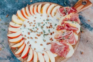 Healthy Whipped Ricotta Board with Apples - Healthy Family Project