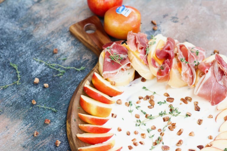 Healthy Whipped Ricotta Board with Apples - Healthy Family Project