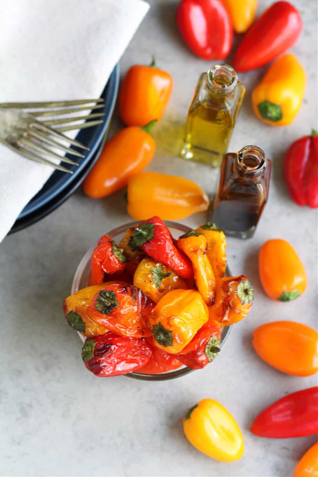 Air Fryer Roasted Mini Sweet Peppers - Healthy Family Project