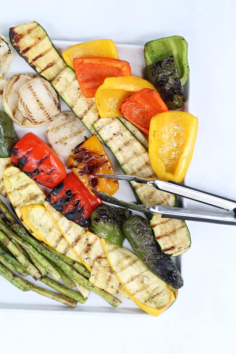 Grilled Vegetables with Roasted Garlic Aioli - Healthy Family Project