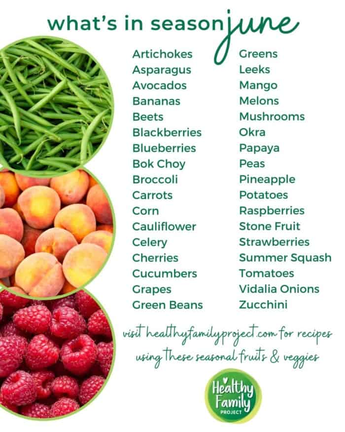 What’s in Season for June | Summer Seasonal Produce