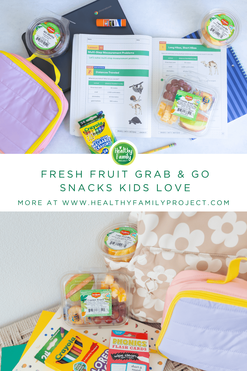 Fresh Fruit Grab & Go Snacks Kids Love - Healthy Family Project